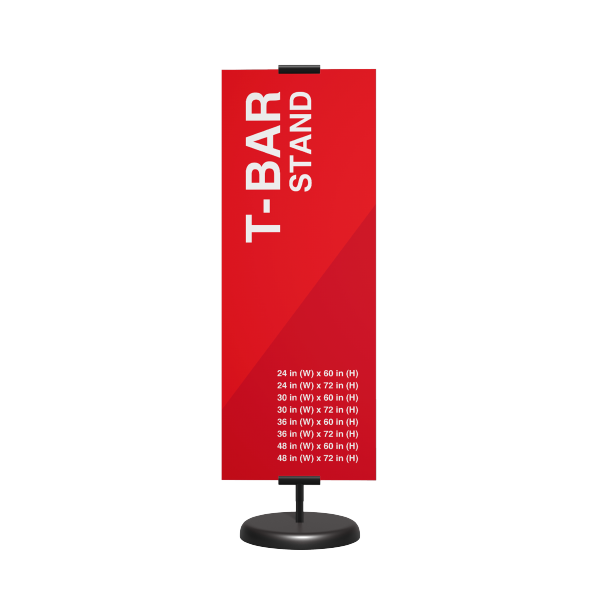 T Bar Stand - A E Print