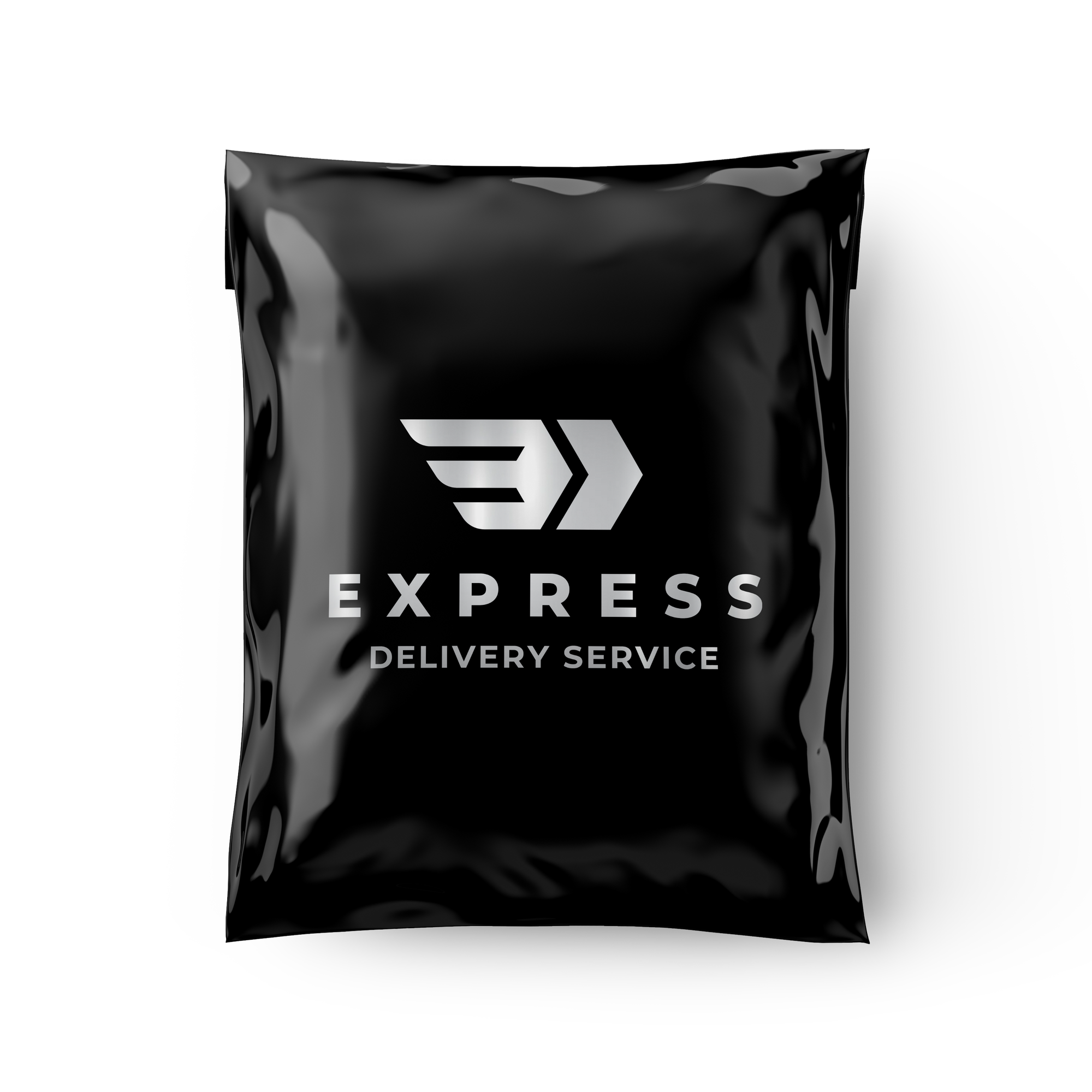 Browse Design - Black Custom Courier Poly Bags (with POD) - Kraftix Digital