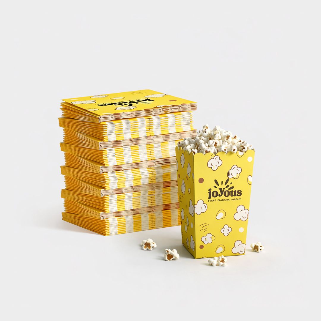 Explore Custom Popcorn Box Templates & Personalize Instantly