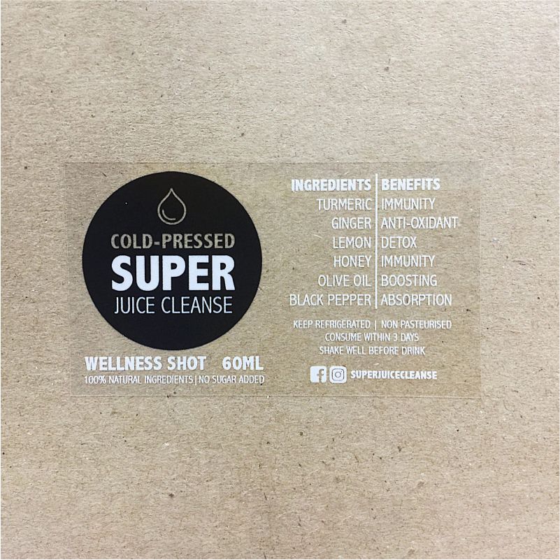 Print White-Ink Clear / Transparent Stickers Online