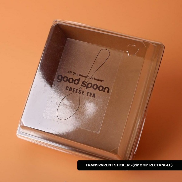 Custom Transparent Stickers | Clear Labels for Products