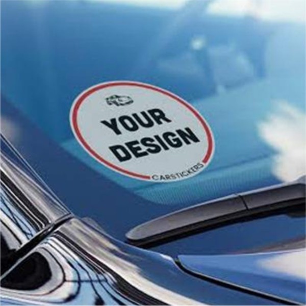 Custom Front Adhesive Stickers | For Inside Glass & Windows