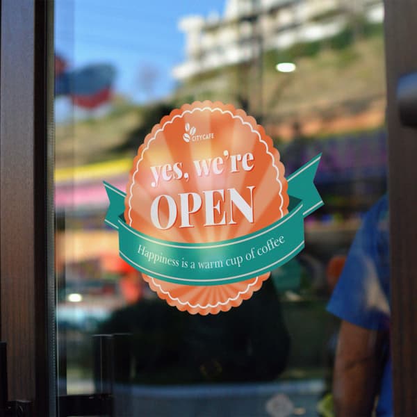 Custom Window Stickers | Storefront Glass Decals for Shops & Offices