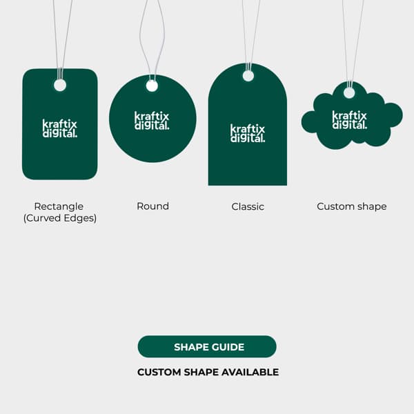 Custom Spot UV Hang Tags | For Luxury Clothing & Brands