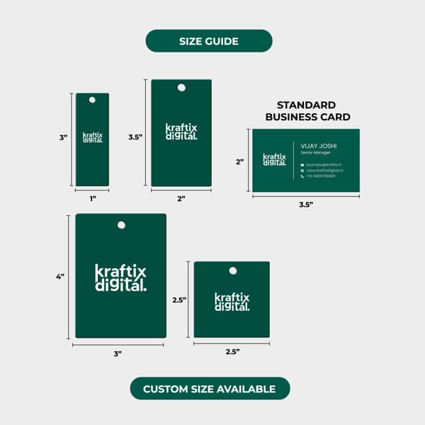 Custom Spot UV Hang Tags | For Luxury Clothing & Brands