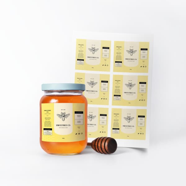 Custom Textured Labels | Premium Wine & Perfume Stickers