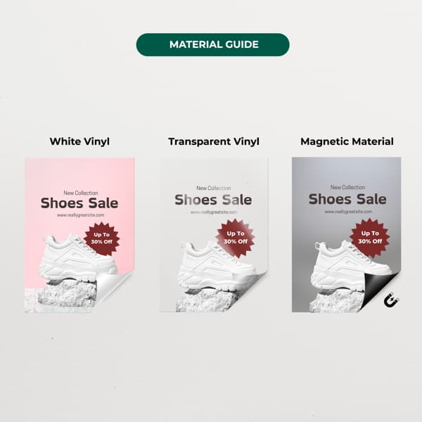 Premium Vinyl Posters | Custom Adhesive & Magnetic Prints