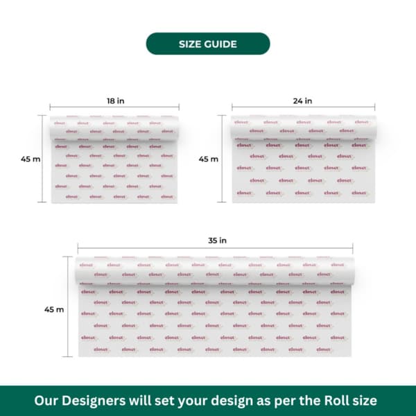 Custom Printed Wrapping Paper Rolls | For Branded Packaging