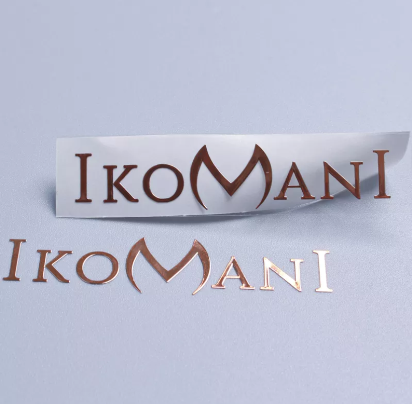 Print Luxury Metal Stickers Online