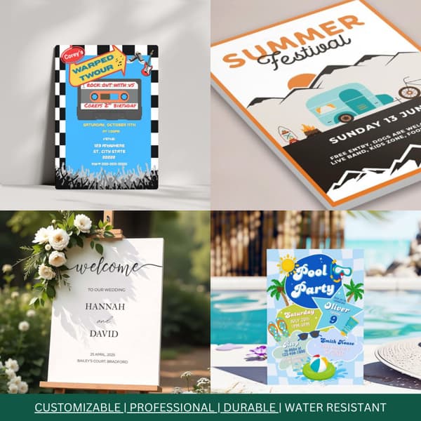 Custom Foam Board Signs | Sunboard for Events & Presentations