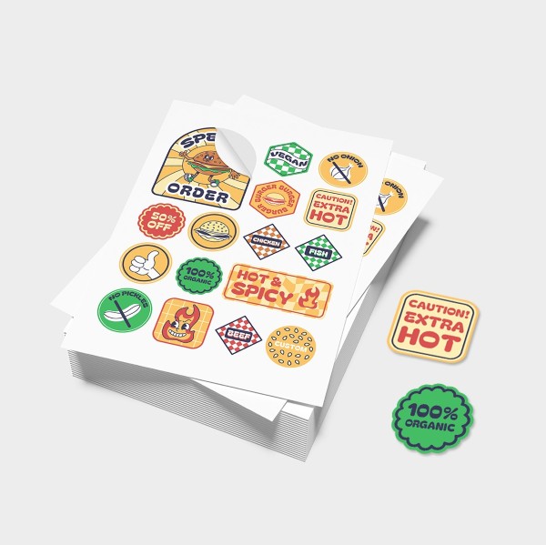 Custom Sticker Sheets | Print Multiple Designs on One Sheet