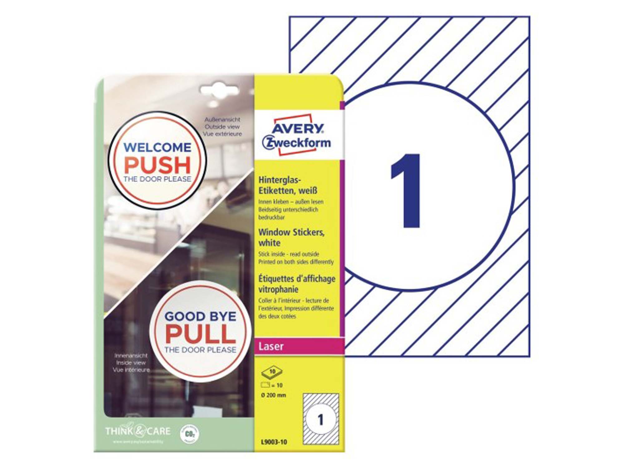 Window Stickers (L9003-10) - Label Store