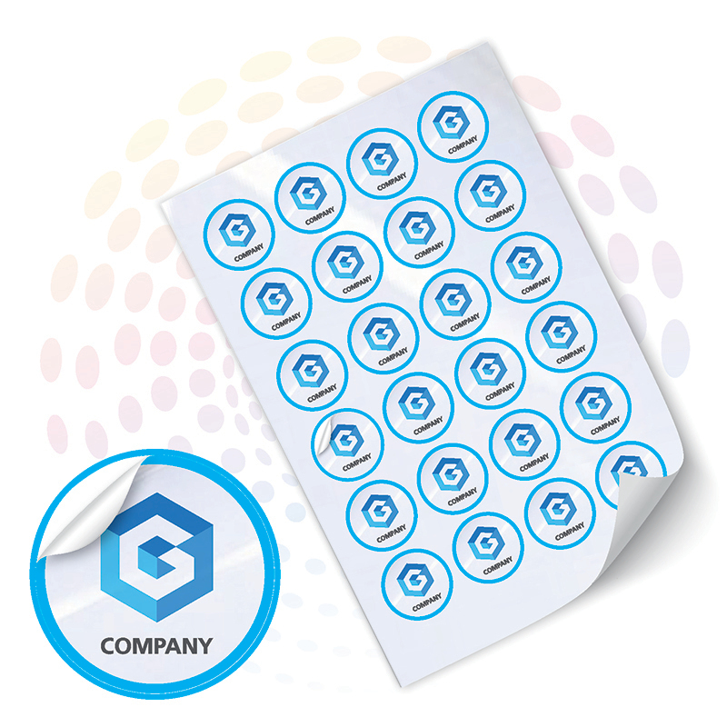 Synthetic White sticker
