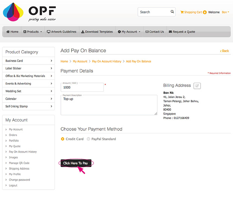 Payment & Top-up Guide