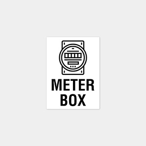 Meter Box Stickers - Tenacity Design Pty Ltd