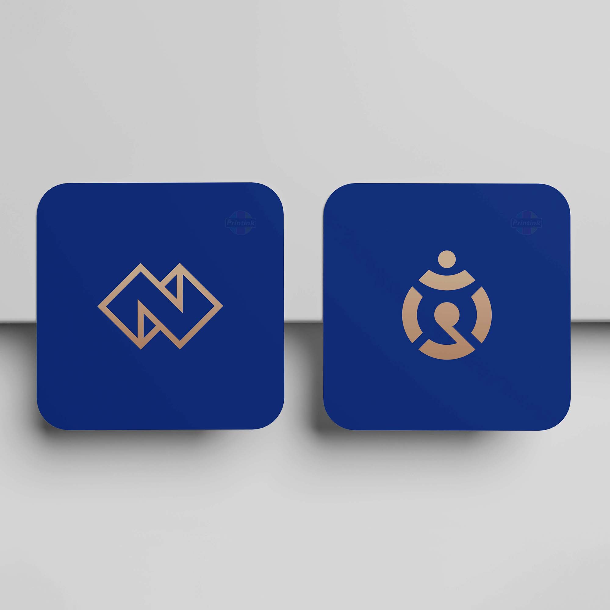 Your Success Starts, Round - Edge Square Stickers by Printink