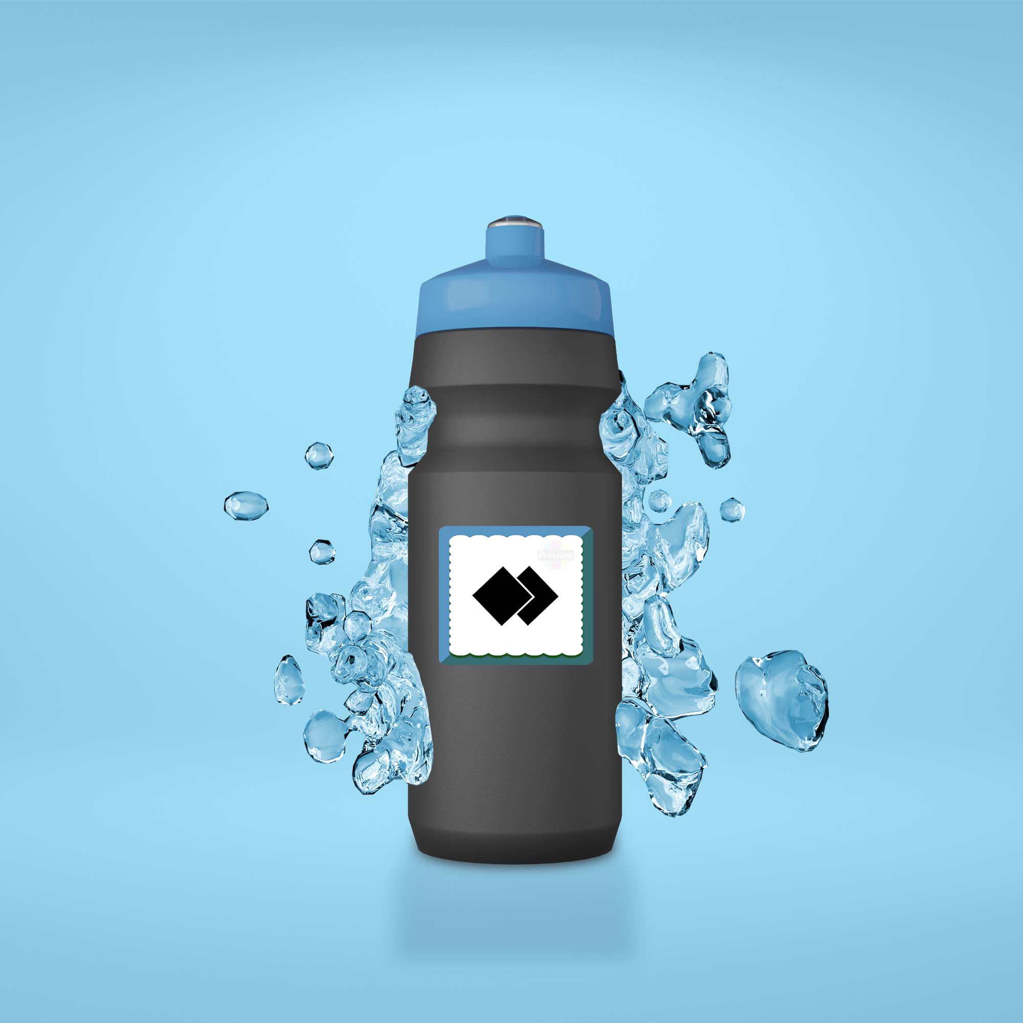 Your Success Starts, Round - Edge Square Stickers by Printink