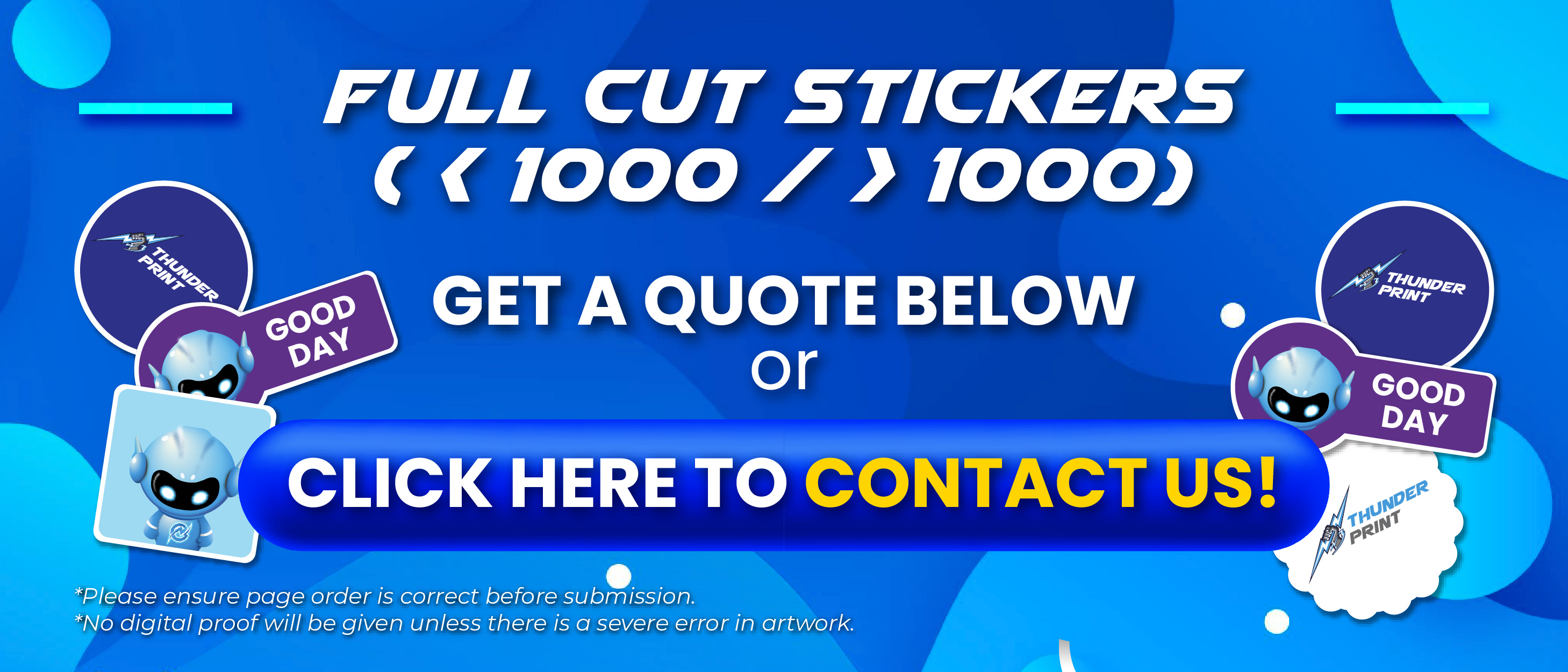 Full Cut Sticker