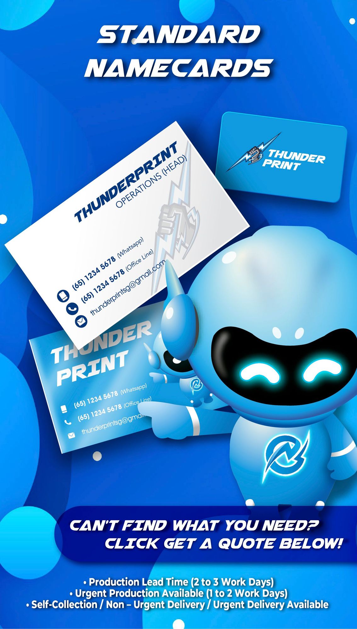 Standard Namecards - ThunderprintSG