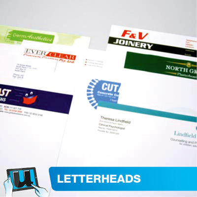 Letterhead Printing | Custom Letterheads | Udesignit Australia