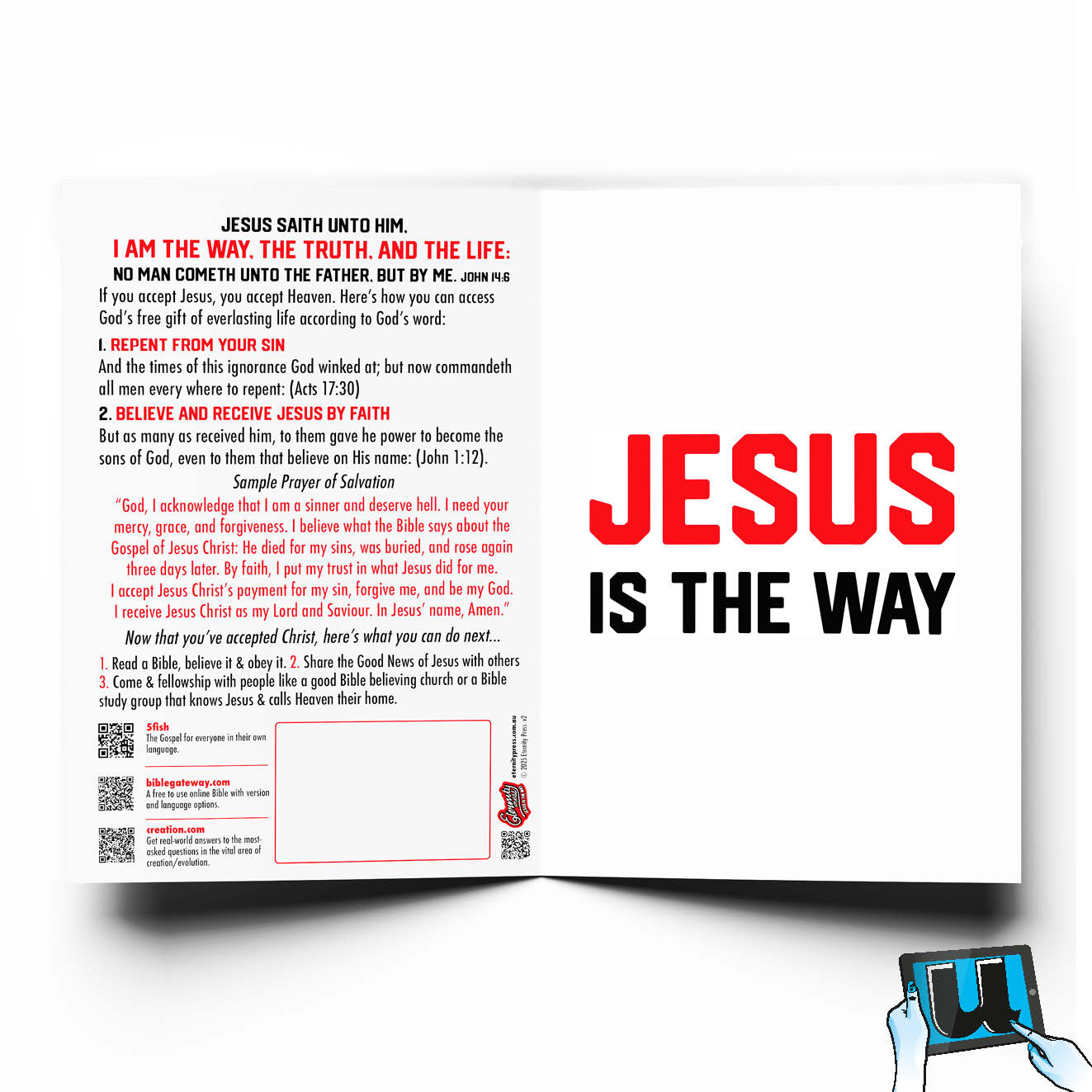 Gospel Tract Printing In Australia | Simple 2-Color Gospel Tracts ...